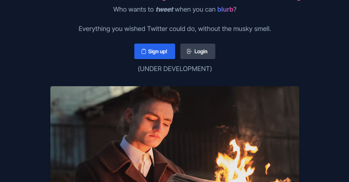 BlurbSocial - For the latest zap without the crap.